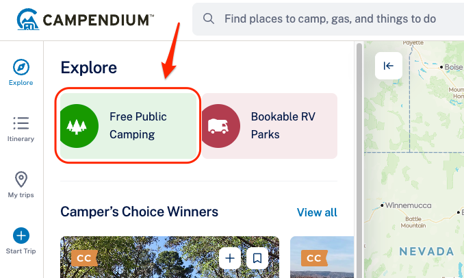 How to Find Free Camping – Campendium